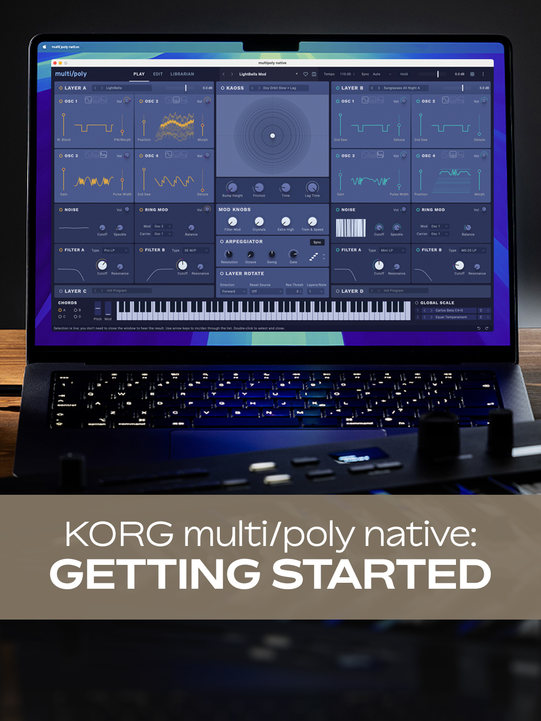KORG multi/poly native: Getting Started - Groove3 Tutorial